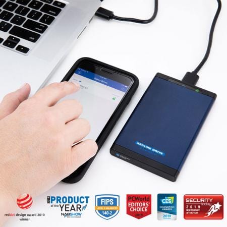 SecureDrive® BT - Encrypted External Drive – Armadillo Industrial